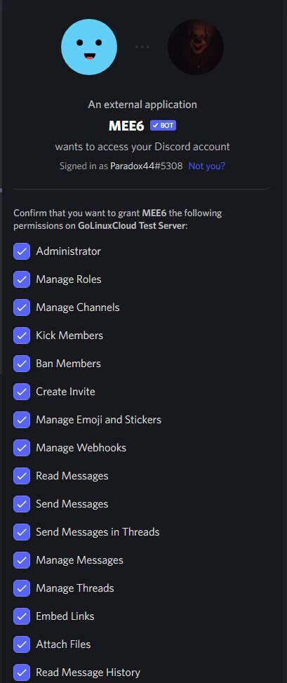 How To Add Mee6 Bot On Discord Step By Step Golinuxcloud