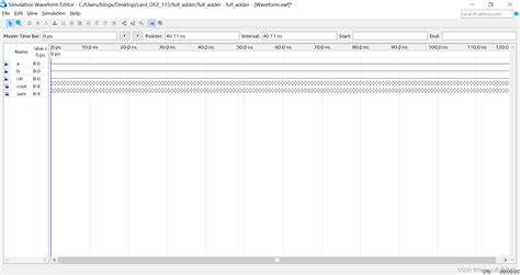 university program vwf仿真步骤 全加器 csdn博客