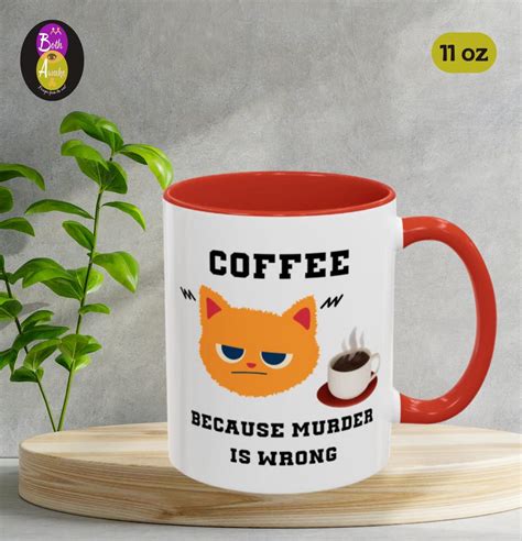 Funny Mug Animated Coffee Mug Mental Health Self Care Therapy Positivism Good Vibes