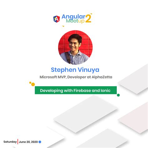 Angular Ph Meet Our Awesome Speakers For Our Meetup