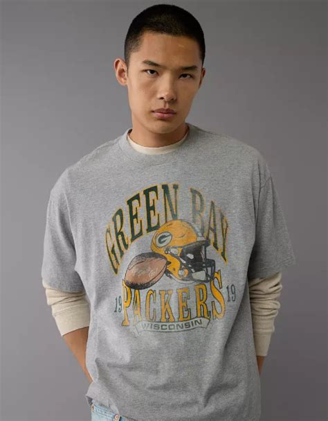 Nfl Boxy Green Bay Packers Graphic T Shirt Ae