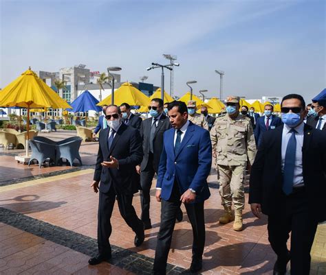 السيسي يفتتح المشروعات السكنية سكن مصر وجنة للإسكان وعدد من المحاور