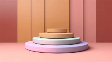 놀라운 3d로 렌더링된 파스텔 연단 핑크와 블루 핑크 3d 3d 그래픽 배경 일러스트 및 사진 무료 다운로드 Pngtree