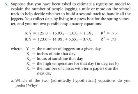 Solved 5 Suppose That You Have Been Asked To Estimate A Chegg Com