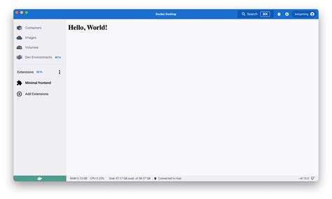 Create A Simple Extension Docker Docs