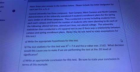 Solved Note Enter Your Answer In The Textbox Below Please