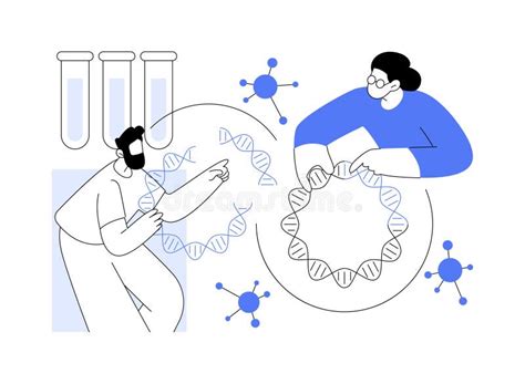 Gene Therapy Abstract Concept Vector Illustration Stock Vector