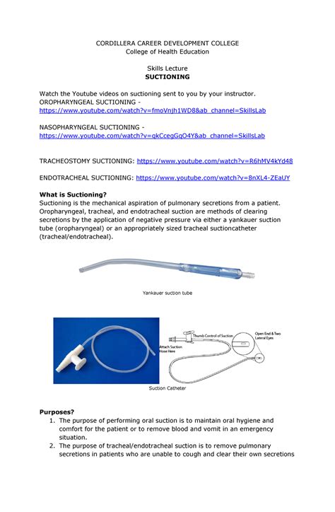Oral Suctioning Documentation Example At Cristina Lee Blog
