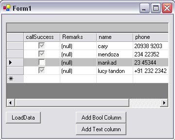 Tweaking A Windows Datagrid Control Codeproject