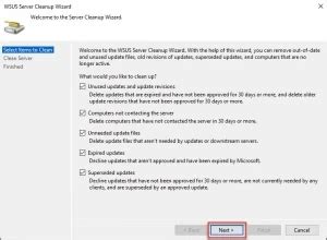 Using The WSUS Server Cleanup Wizard Prajwal Org