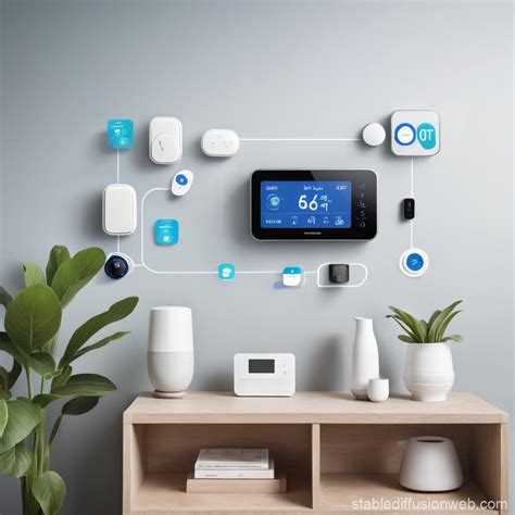 Smart Ecosystem With Iot Devices Stable Diffusion Online
