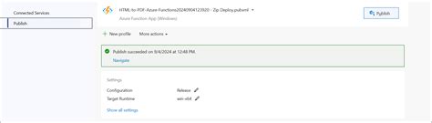 Convert Html To Pdf In Azure Functions On Windows Syncfusion