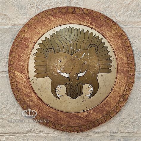 Greek Aspis Shield Lion Design History In The Making