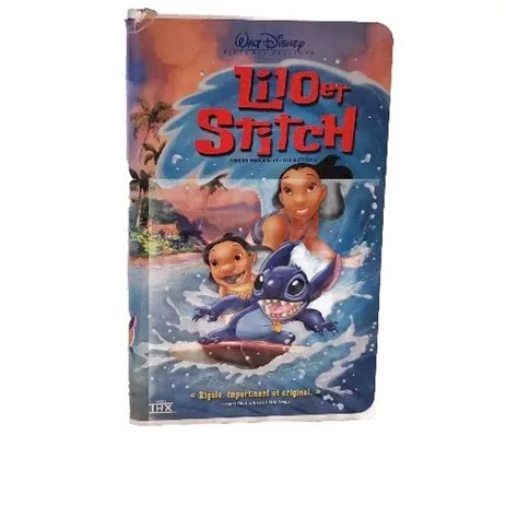 Lilo And Stitch Vhs 2002 Disney Clamshell French 19 99 Picclick Ca