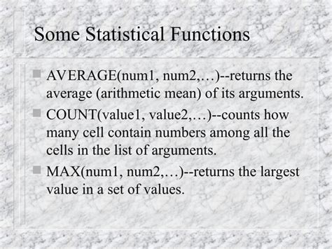 3 Formulas Ranges Functions ppt presentación de excel basico PPT