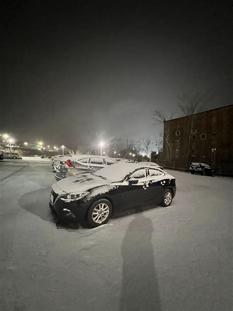 Just my 2015 Mazda3 after upgraded winter tires. : r/mazda3