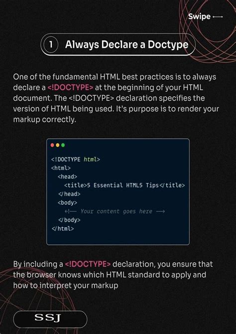 Solution 5 Essential Html Best Practices Studypool