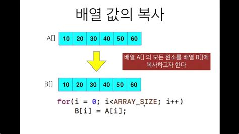 162 참조값 전달방식의 호출배열 복사 널널한 교수의 기초 C언어 Ft C 코딩 Youtube
