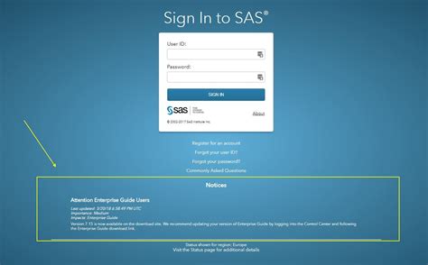 Sas Studio Enable Custom Message Display On Sas Logon Manager Page