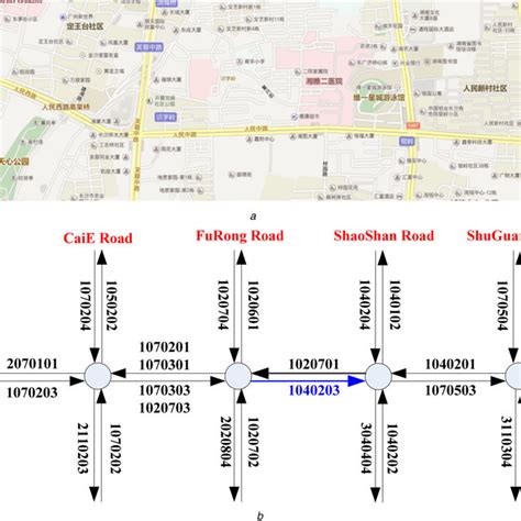 Urban Road Network A Satellite Map B Topological Graph Download