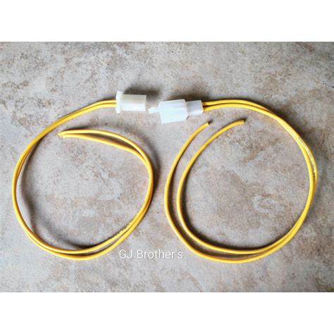 Socket Soket Konektor Kabel 2 Pin Dengan 2 Kabel Soket Kabel Kelistrikan Motor Isi 2 Kabel