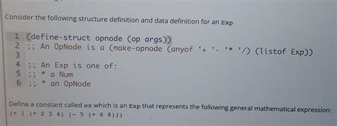 Solved Consider The Following Structure Definition And Data Chegg