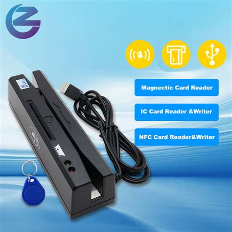 Zcs160 4 In 1 Magnetic Card Reader Ic Nfc Psam Card Reader Writer Ic Nfc Psam Card Reader