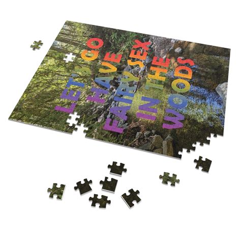 Lets Go Have Fairy Sex In The Woods Funny Jigsaw Puzzle 30 110 252 500 1000 Piece Etsy