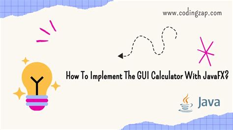 How To Implement The Gui Calculator With Javafx Codingzap