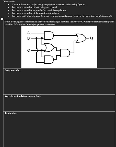 solved instructions create a folder and project the given