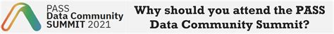 Why Should You Attend The Pass Data Community Summit Sql Authority