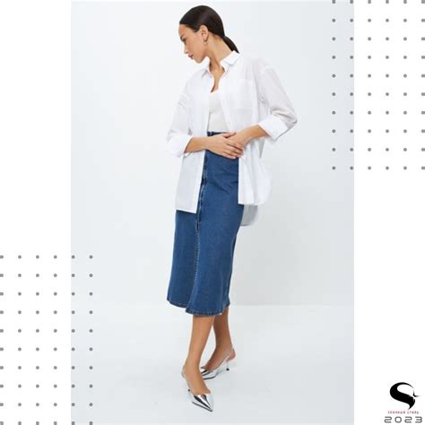 10 образов с длинной джинсовой юбкой которые доказывают что вам нужна джинсовая макси как