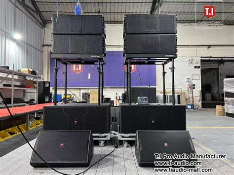 Professional Speaker Stand Dual 12 Inch Line Array Top Speaker Line