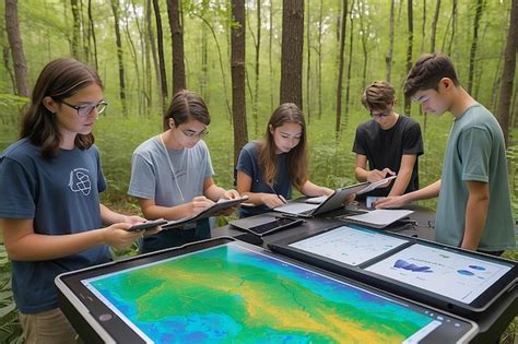 Lab With Students Using Ai To Analyze Patterns In Ecological Data