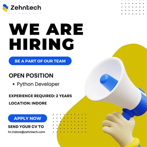 Himanshu Upadhyay On Linkedin Pythondeveloper Pythonjobopening Pythonjobs Itjobsindore