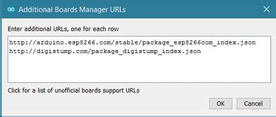 Installing Additional Cores Arduino