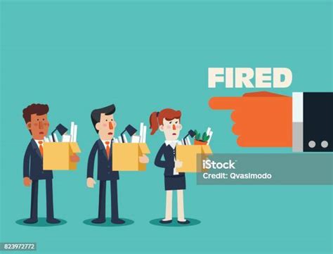그의 것으로 상자를 들고 좌절된 사업 사람을 기 각 했다 실업 위기 실업자 및 직원 작업 감소 개념 벡터 디자인 상자에 대한 스톡 벡터 아트 및 기타 이미지 Istock