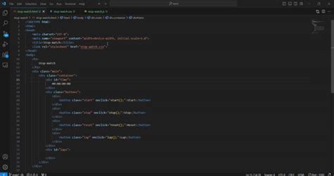 Lakshman Tangudu On Linkedin Stopwatch Webdevelopment Prodigyinfotech Html Css Js