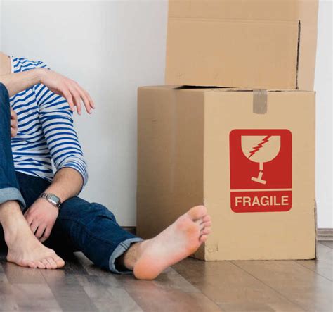 Etichette Adesive Pacchi Fragile Tenstickers