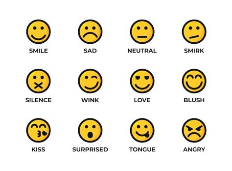 Premium Vector Face Expression Set