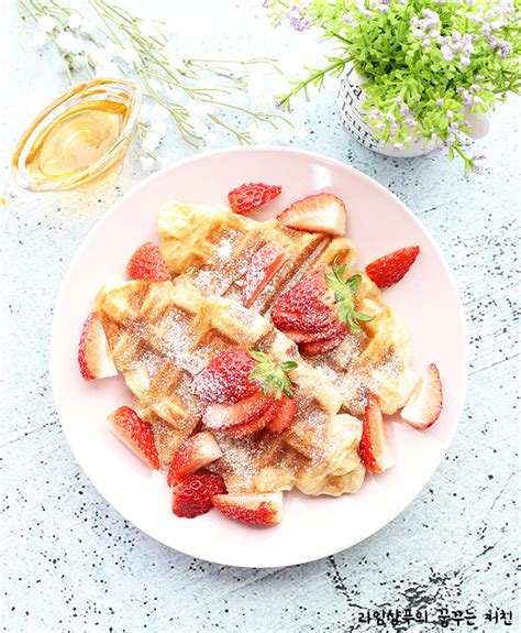 크로와상 생지 크로플 만들기 와플팬 크로와플 홈 브런치 메뉴 네이버 블로그