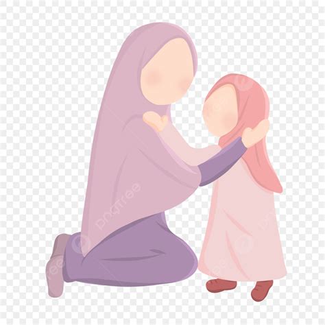 엄마와 딸 사랑 그림 어머니의 날 어린 소녀 여자 Png 일러스트 및 Psd 이미지 무료 다운로드 Pngtree