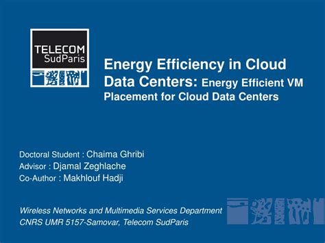 PPT Energy Efficiency In Cloud Data Centers Energy Efficient VM Placement For Cloud Data