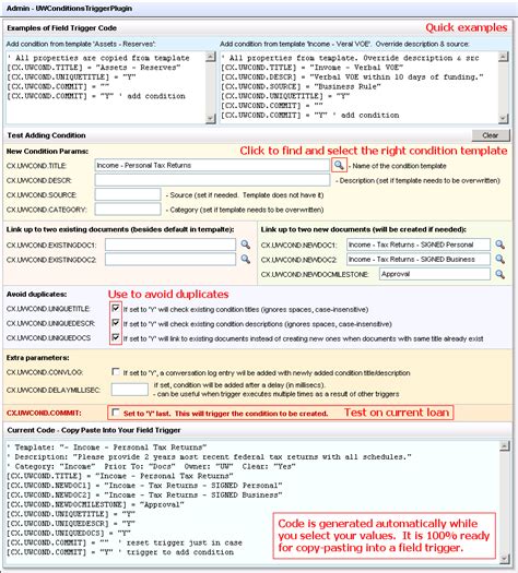 Encompdev Products Underwriting Conditions Trigger Plugin
