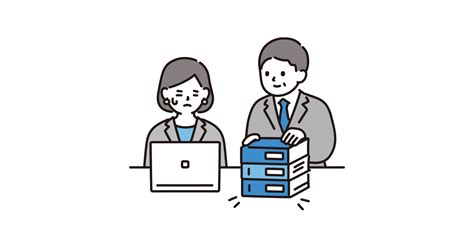 大量の仕事を頼む上司（男性）のイラスト｜商用可・フリーイラスト素材｜ソコスト