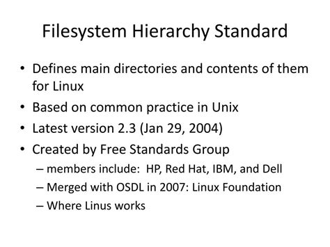 Ppt Filesystem Hierarchy Powerpoint Presentation Free Download Id5670189