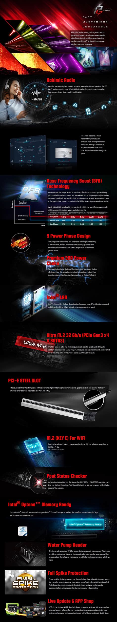 Asrock B Phantom Gaming Lga Atx Mainboard B Phantom Gaming Jw Computers