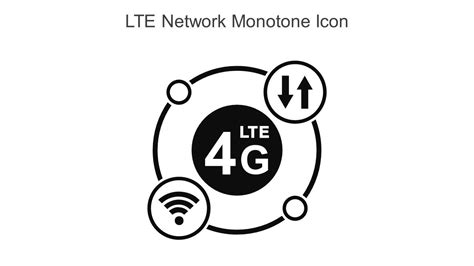 Lte Network Monotone Icon In Powerpoint Pptx Png And Editable Eps Format Ppt Template
