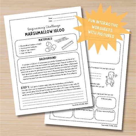 Winter And Christmas Stem Steam Activity Build An Igloo Engineering