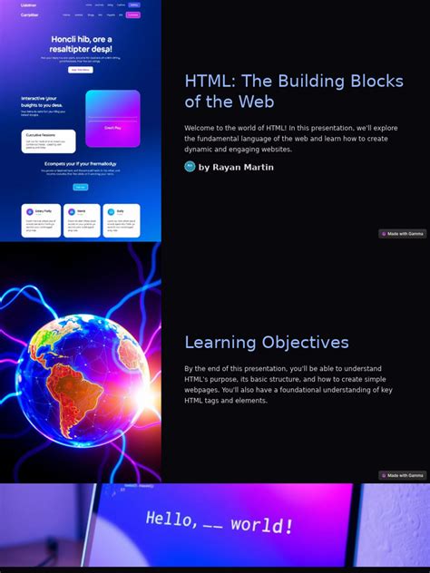Html The Building Blocks Of The Web Pdf Html Html Element
